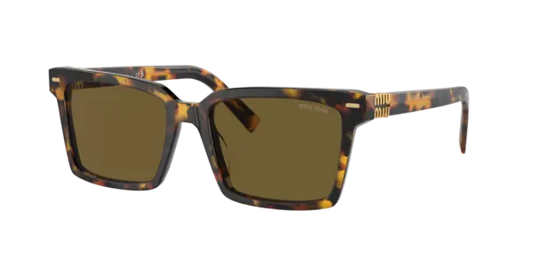 Miu Miu Mu 13zs Sunglasses - Dark Brown