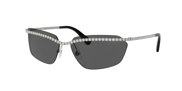 SWAROVSKI Embellished Sunglasses - Dark Grey