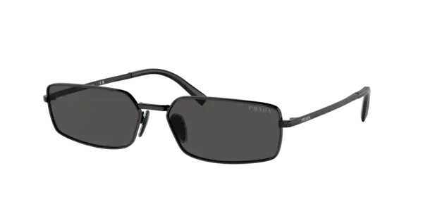 Prada Rectangular Full Rim Sunglasses - Dark Grey