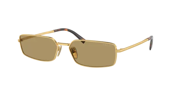 Prada Rectangular Full Rim Sunglasses - Green Olive