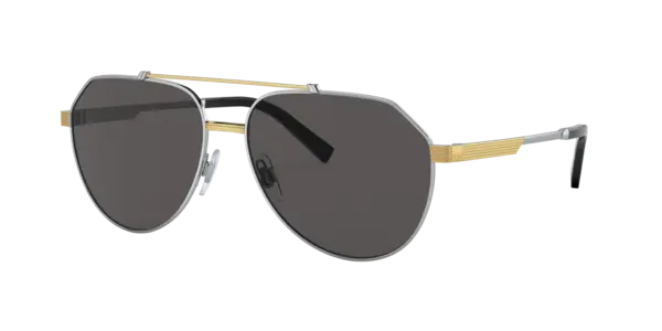 Dolce & Gabbana Aviator Sunglasses - Dark Grey