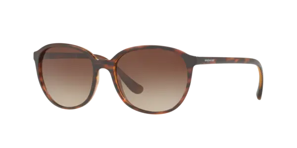 SUNGLASS HUT Oval Sunglasses - Gradient Brown