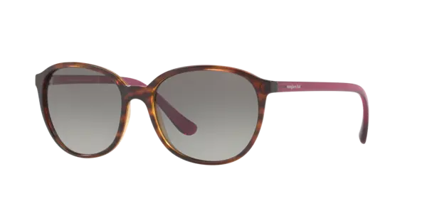 SUNGLASS HUT Oval Sunglasses - Gradient Grey