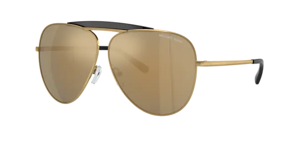 Michael Kors Aviator Sunglasses - Gold Mirror