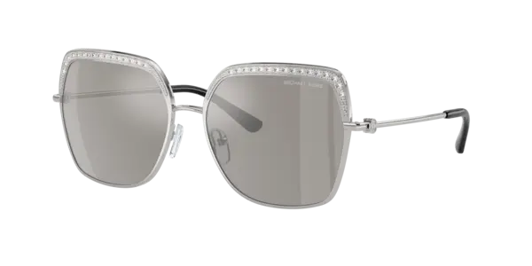 Michael Kors Embellished Sunglasses - Silver Mirror