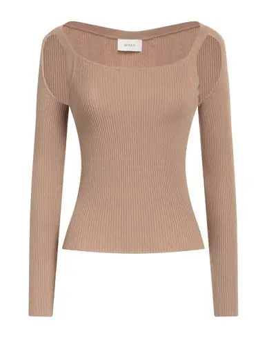 VICOLO Knitted Square Neck Top