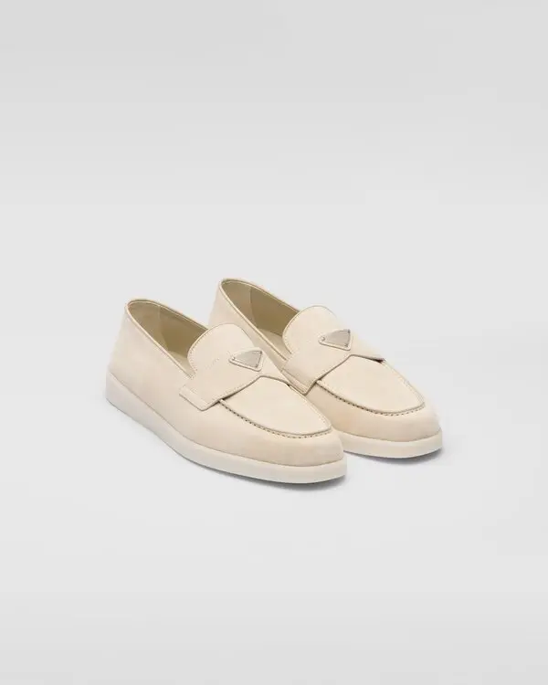 Prada Suede Loafers