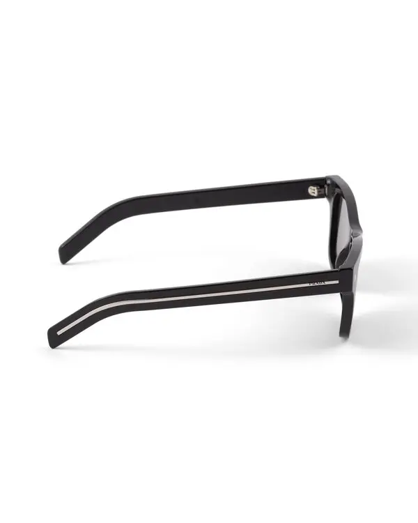 Prada Sunglasses With Iconic Metal Plaque