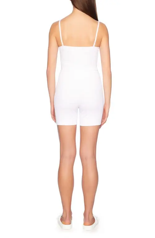 Susana Monaco Sleeveless Rib Romper - Sugar