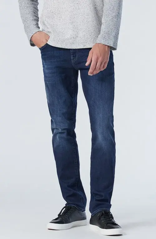 MAVI Marcus Slim Straight Leg Jeans - Dark Williamsburg
