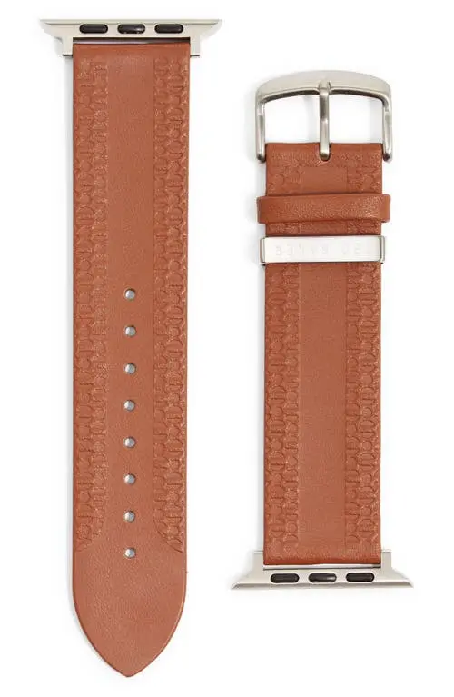 Ted Baker London Leather Apple Watch® Band - Tan
