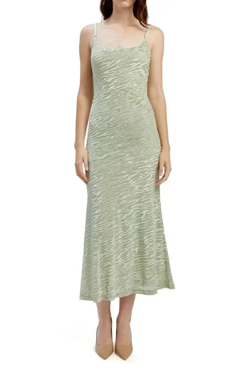 Bardot Nadira Burnout Midi Dress