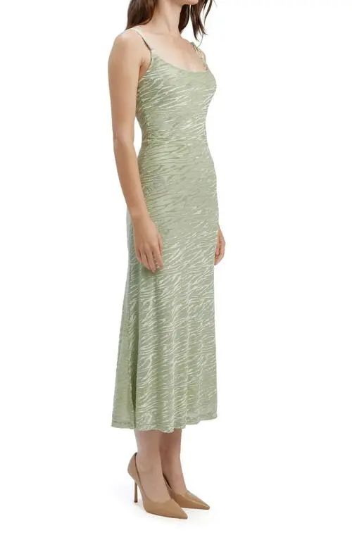 Bardot Nadira Burnout Midi Dress