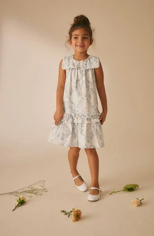 white christmas dresses 80s Laura Ashley cotton floral fit and flare strapless dress, small – Page  of Air main image 0