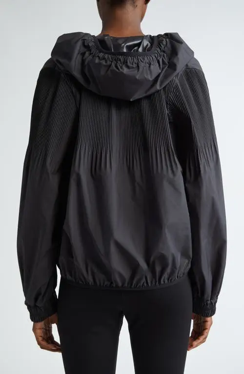 Moncler Auxonne Hooded Windbreaker Jacket - Black