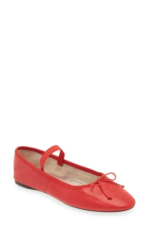 LOEFFLER RANDALL Leonie Ballet Flat - Red