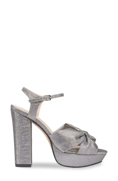 TOUCH UPS Sailor Platform Sandals - Pewter