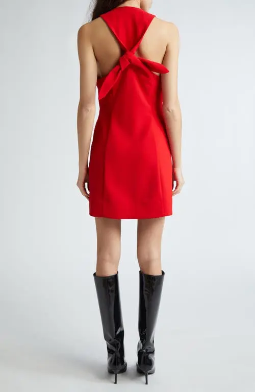knee length dresses for ladies Stripe Suiting Mini Dress