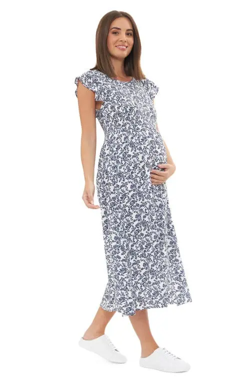 RIPE MATERNITY Joyce Smocked Dress