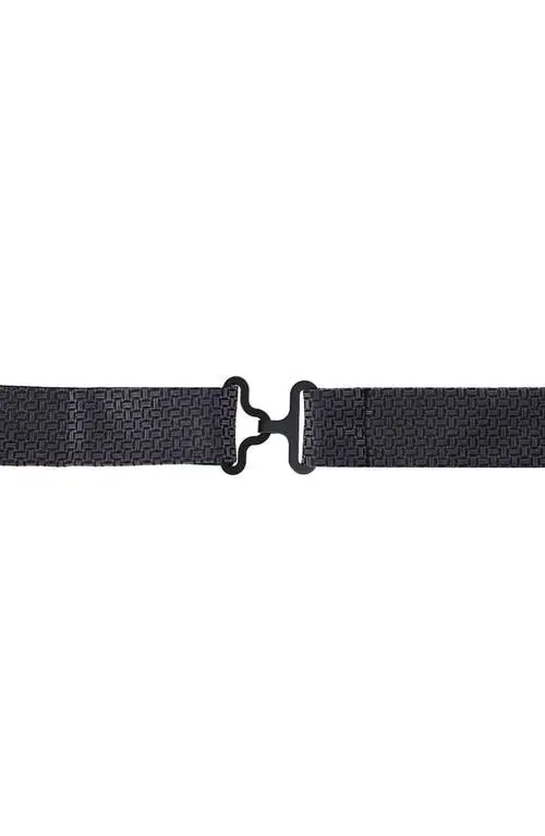Trafalgar Monte Bello Silk Bow Tie - Graphite