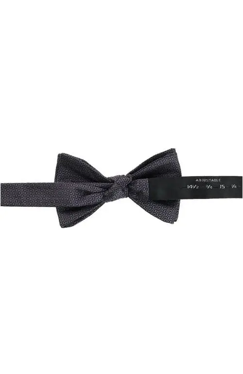 Trafalgar Monte Bello Silk Bow Tie - Graphite