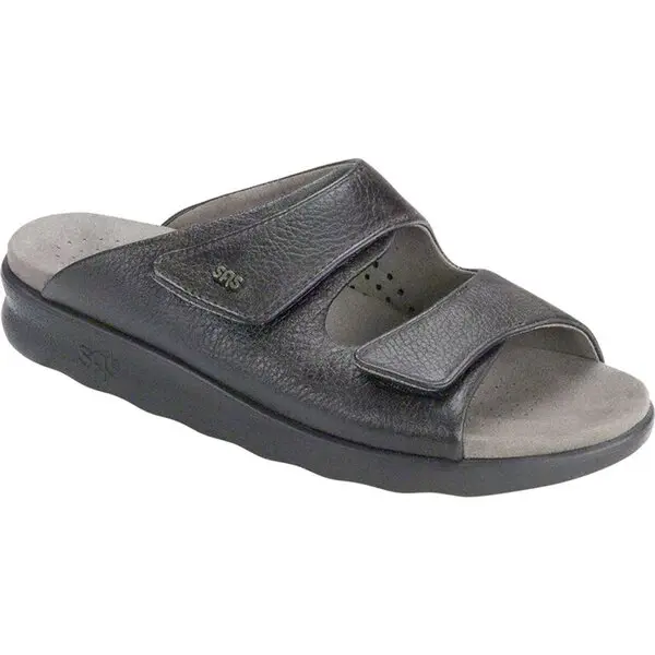 SAS Cozy Slide Sandal - Black
