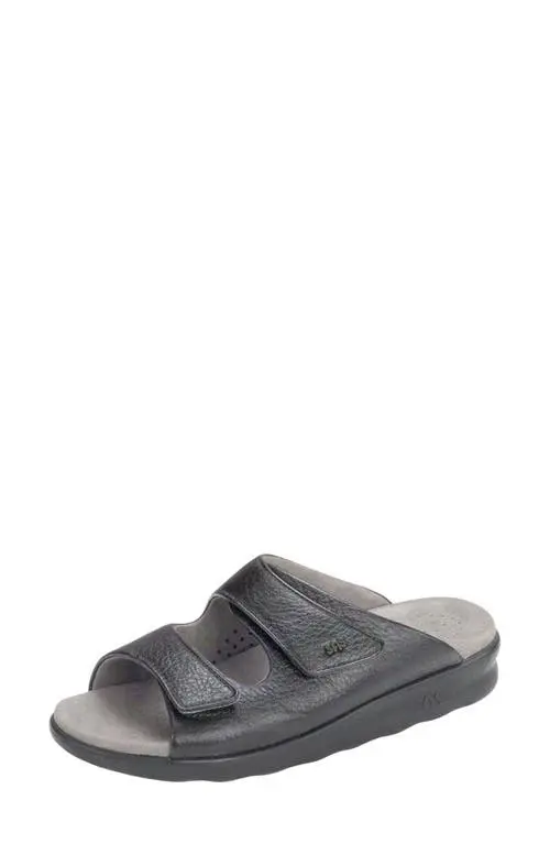 SAS Cozy Slide Sandal - Black