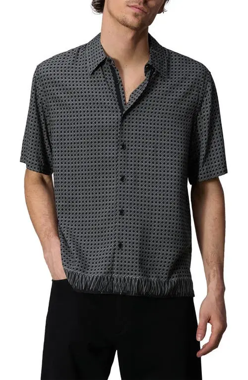 Rag & Bone Dalton Stretch Short Sleeve Button-up Shirt