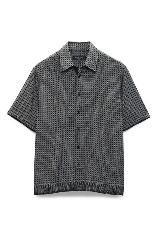 Rag & Bone Dalton Stretch Short Sleeve Button-up Shirt