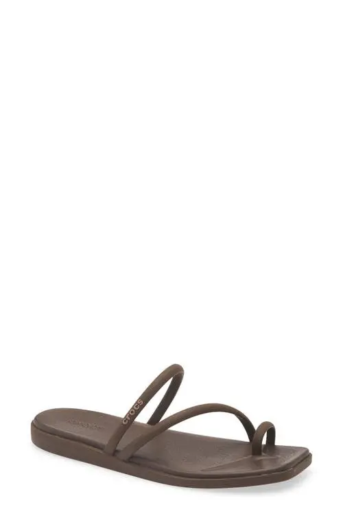 CROCS Miami Toe Loop Sandal - Coffee