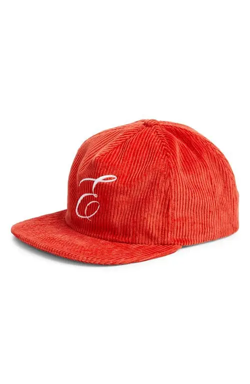 ELWOOD Corduroy Snapback Baseball Cap