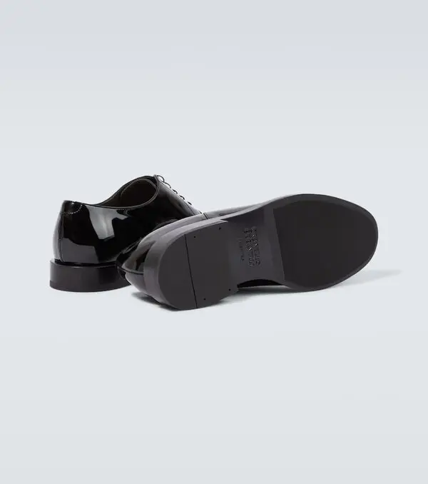 Brunello Cucinelli Patent Leather Oxford Shoes
