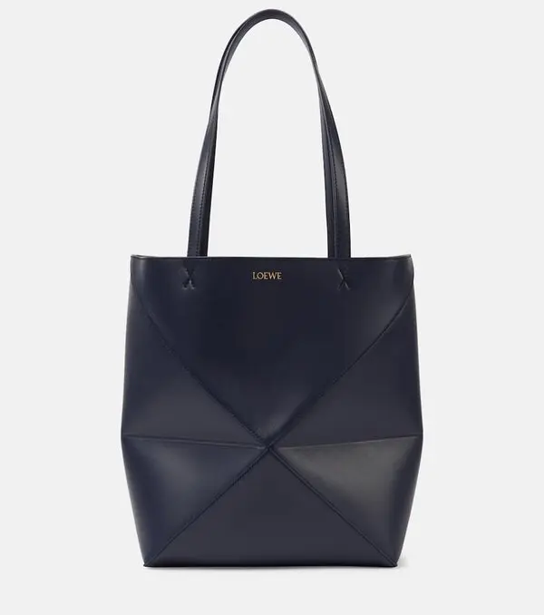Loewe Puzzle Fold Tote - Blue