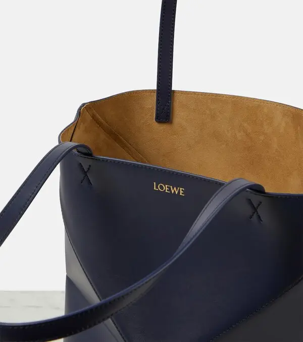 Loewe Puzzle Fold Tote - Blue