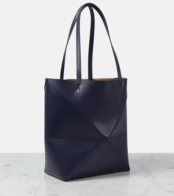 Loewe Puzzle Fold Tote - Blue