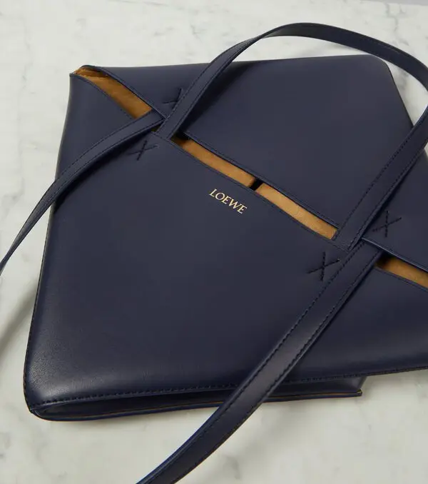 Loewe Puzzle Fold Tote - Blue