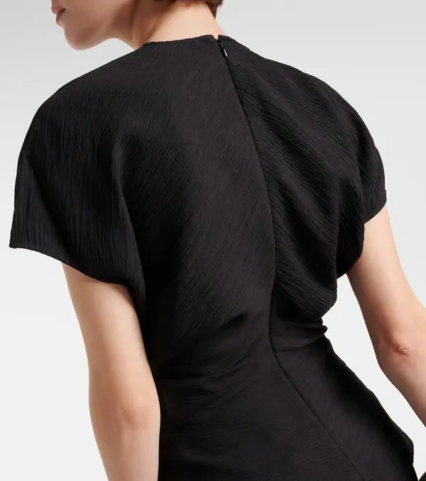 TOTEME Gathered Pleated Top - Black