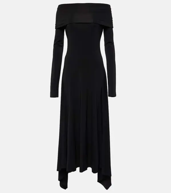 Max Mara Gerla Off-shoulder Maxi Dress