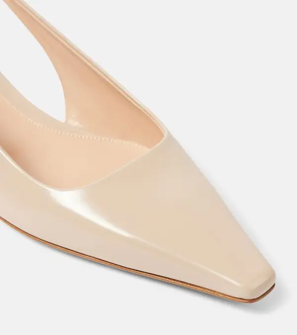 GIANVITO ROSSI Lindsay 20 Patent Leather Slingback Flats