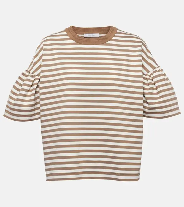 Max Mara Peirak Striped Jersey T-shirt