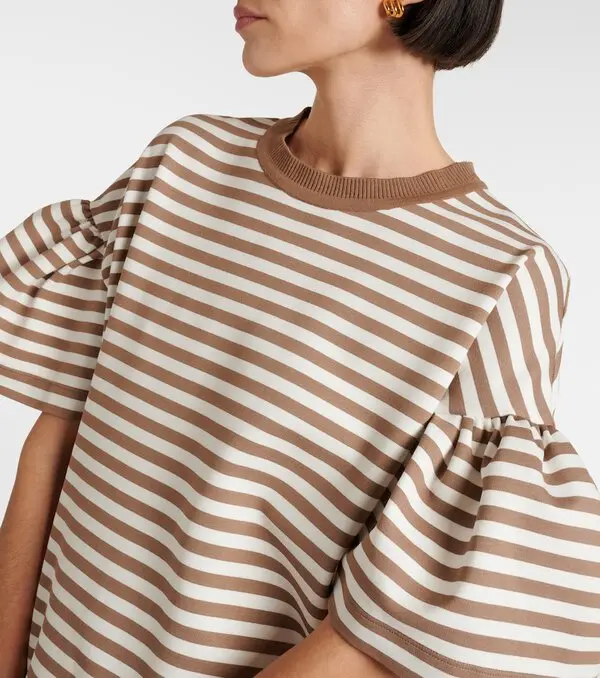 Max Mara Peirak Striped Jersey T-shirt
