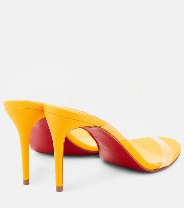 CHRISTIAN LOUBOUTIN Pvc Mules - Transparent