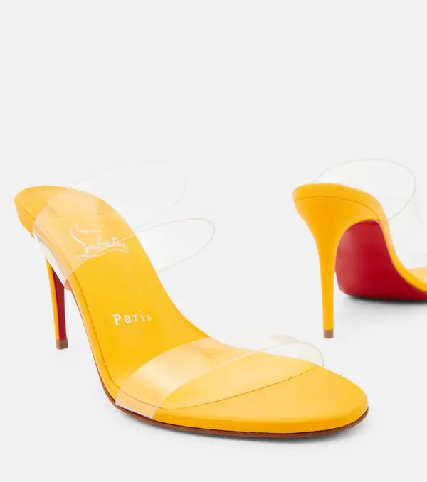 CHRISTIAN LOUBOUTIN Pvc Mules - Transparent