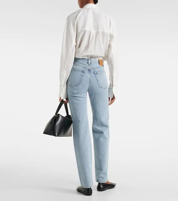 TOTEME Straight Leg Jeans - Blue