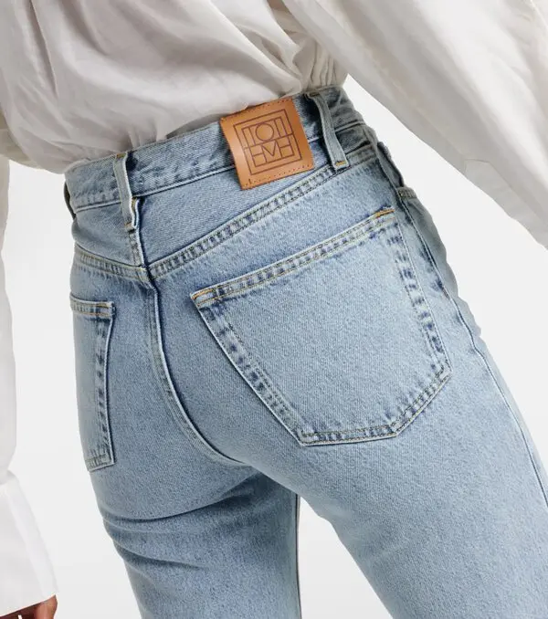 TOTEME Straight Leg Jeans - Blue