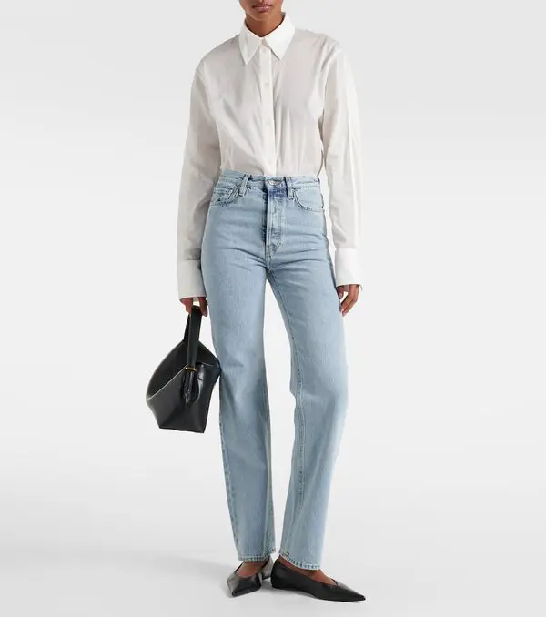 TOTEME Straight Leg Jeans - Blue
