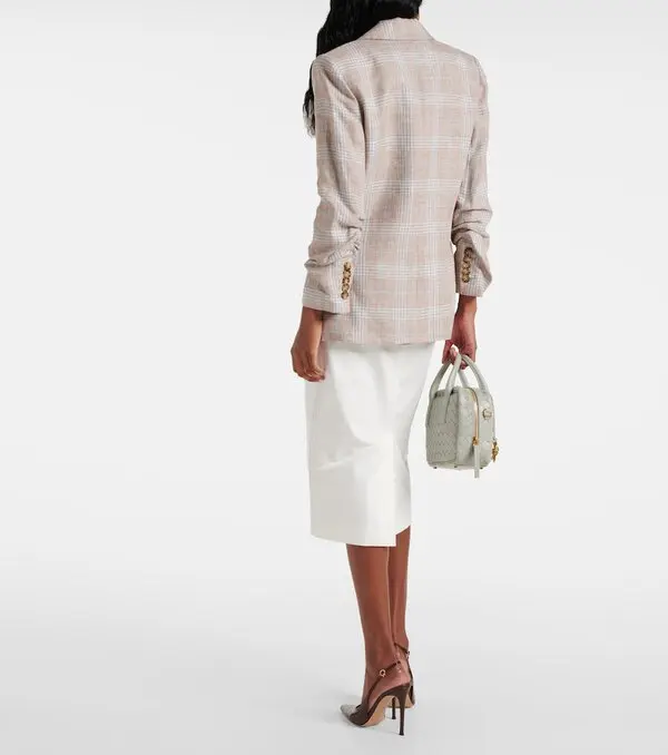 Veronica Beard Beacon Dickey Linen Blazer