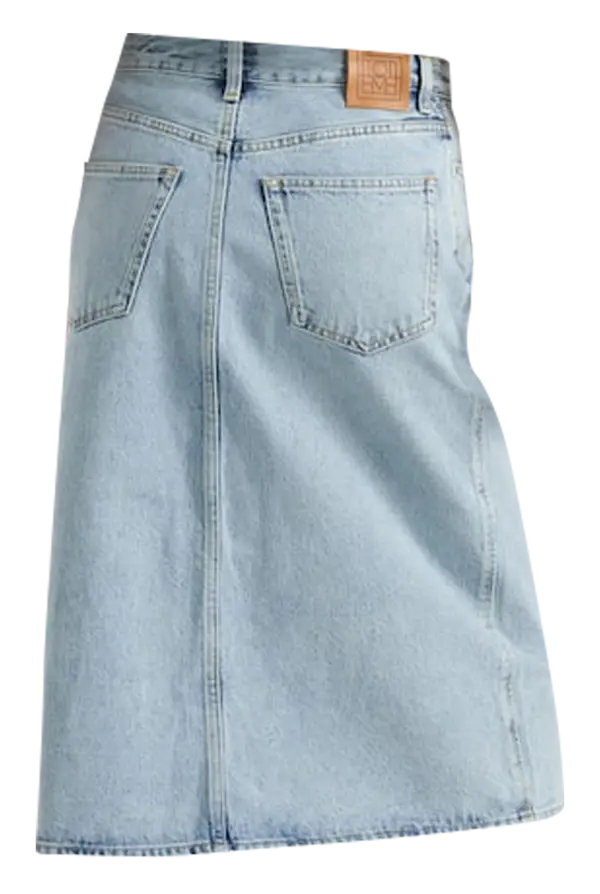 TOTEME Denim Midi Skirt - Blue