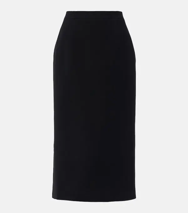 Alessandra Rich Wool Midi Skirt