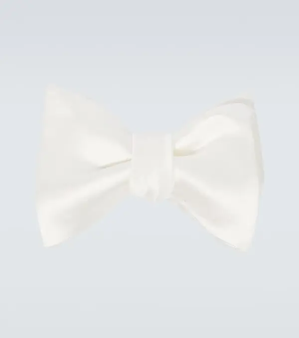 Brunello Cucinelli Cotton And Silk Satin Bow Tie